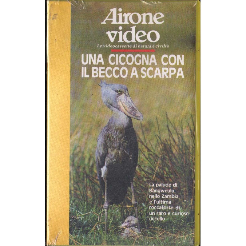 Airone Video: Una Cicogna Con Il Becco A Scarpa VHS AIVG4016 Sigillato
