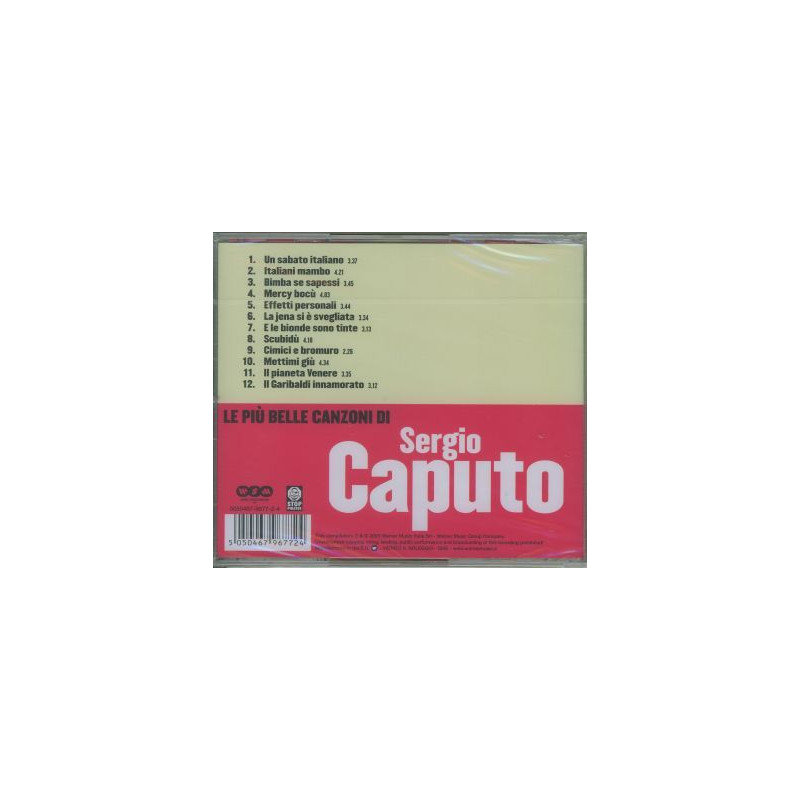 Sergio Caputo CD Le Piu' Belle Canzoni Di / Warner 5050467-9677-2-4