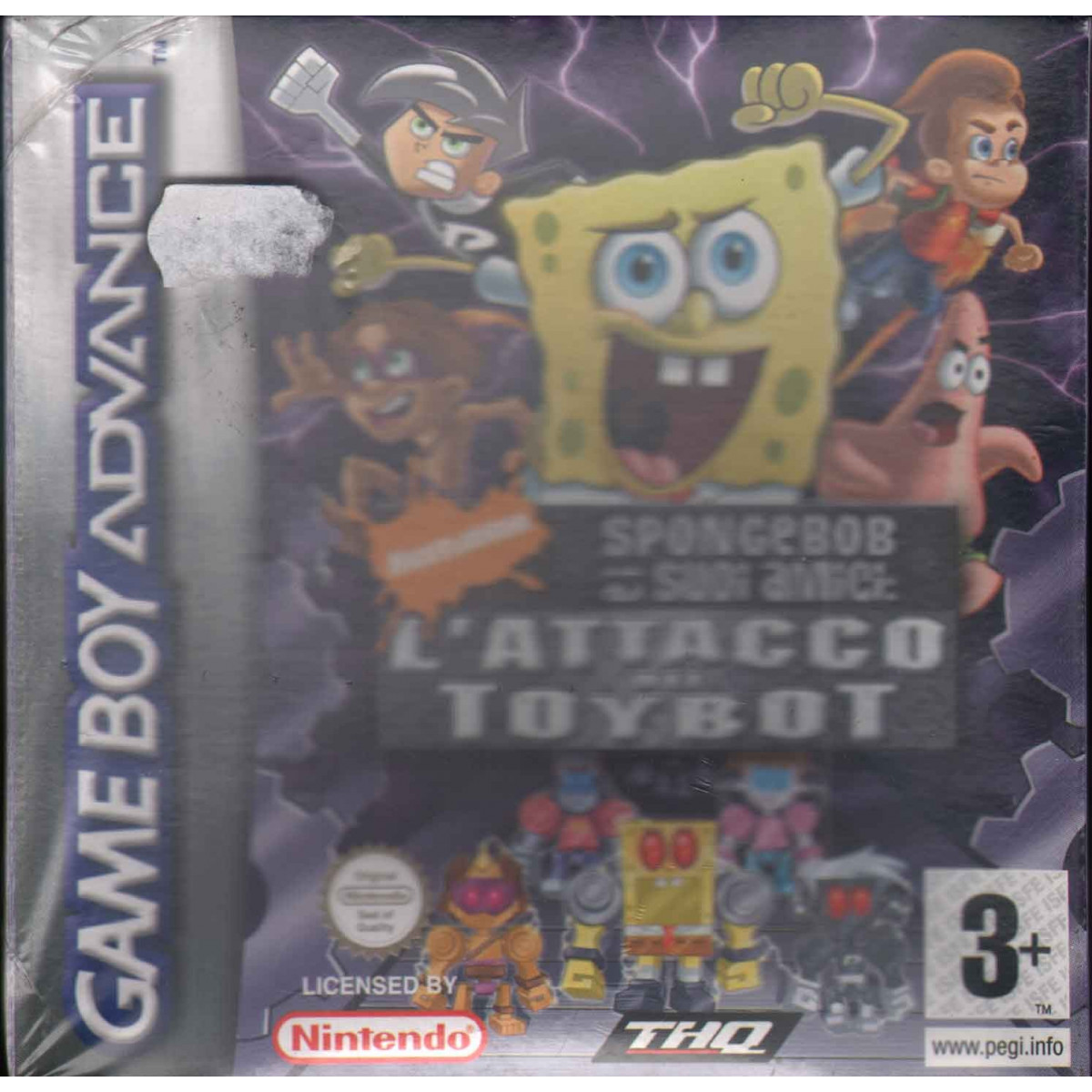 Spongebob L'Invasione dei Toybots Videogioco Game Boy Advance GBA THQ