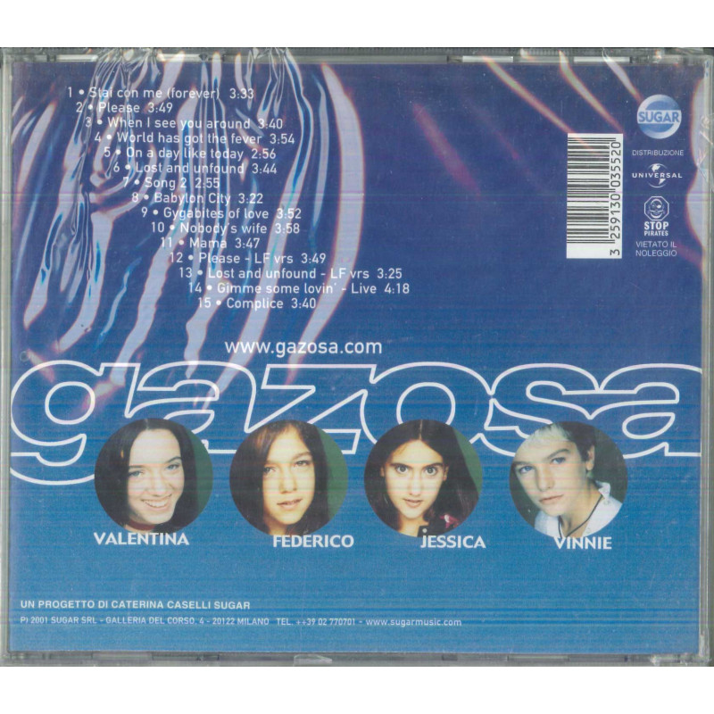 Gazosa CD (Omonimo, Same) / Sugar – 300355-2 3259130035520