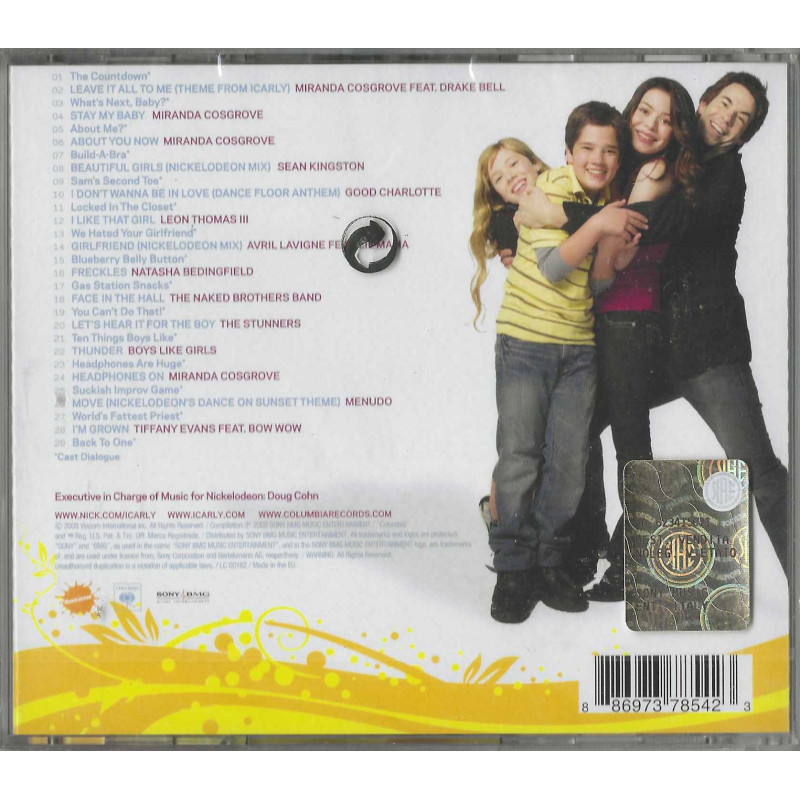 Various CD iCarly: Music From Inspired By The Hit TV Show