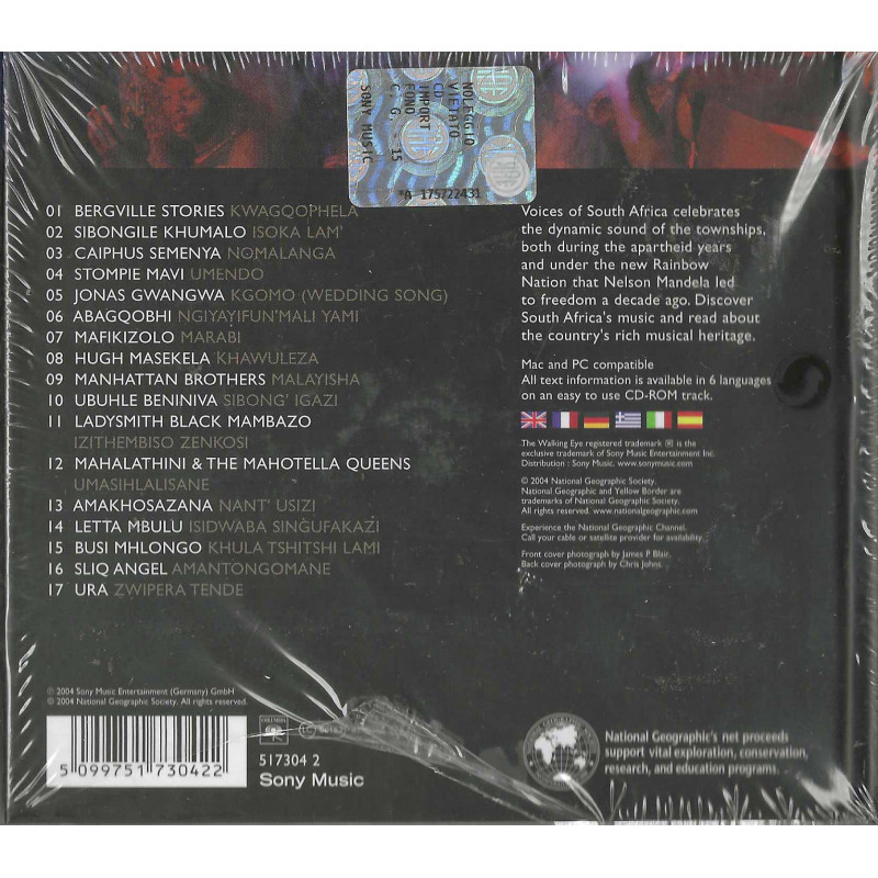 Various CD Music Explorer: Voices Of South Africa / Sony – 5173042