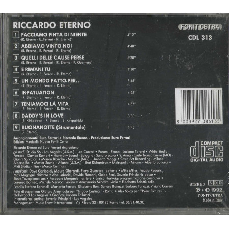 Riccardo Eterno CD Omonimo, Same / Fonit Cetra – CDL313 Sigillato