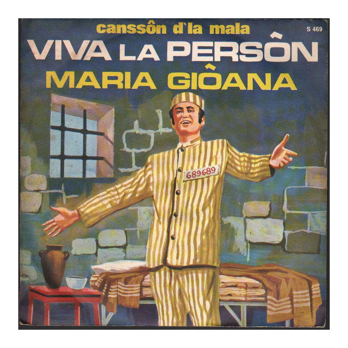 Mario Piovano Vinile 7" 45 giri Viva La Person / Maria Gioana Nuovo