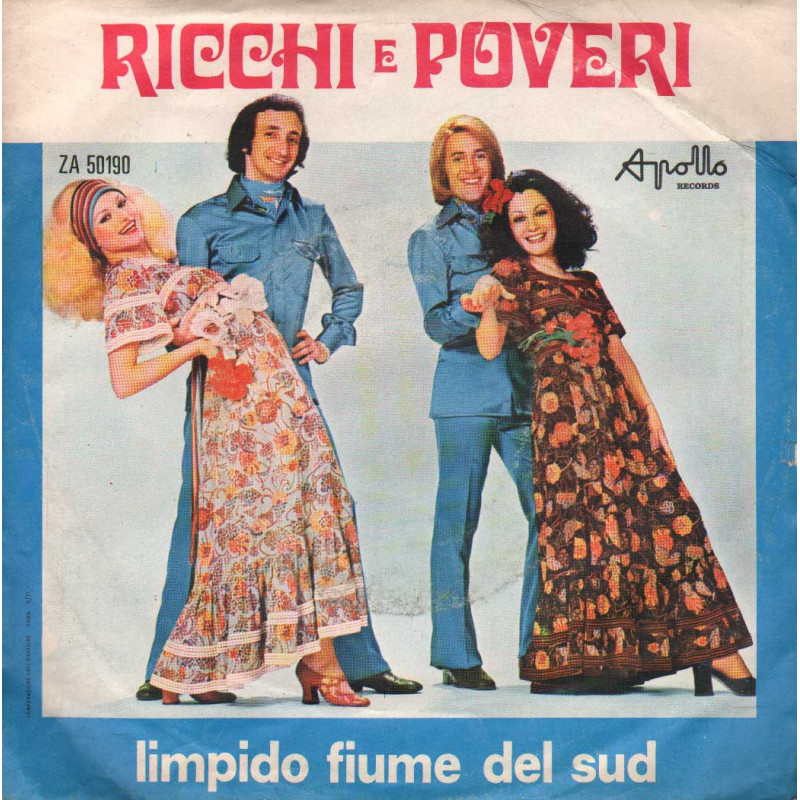Ricchi E Poveri Vinile 7" 45 giri Addio Mamma, Addio Papa' / Limpido ...